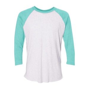 Next Level 6051 - Unisex Tri-Blend Three-Quarter Sleeve Raglan Tee ...